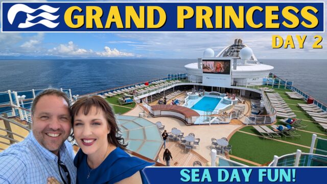 Grand Princess Alaska Cruise - Sea Day Fun, Formal Night & Shows | Day ...